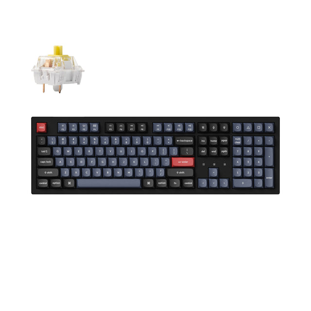 Keychron K10 Pro QMK/VIA Wireless Mechanical Keyboard (US ANSI Keyboar ...