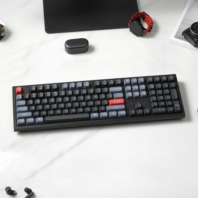 Keychron K10 Pro QMK/VIA Wireless Mechanical Keyboard (US ANSI Keyboar ...