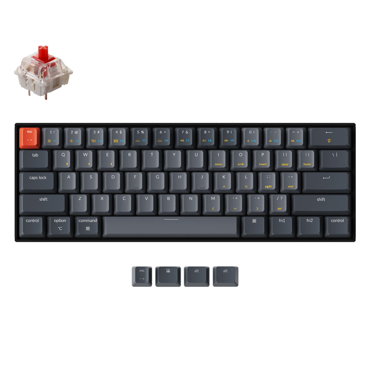 60% Layout Keyboards – Keychron Mexico