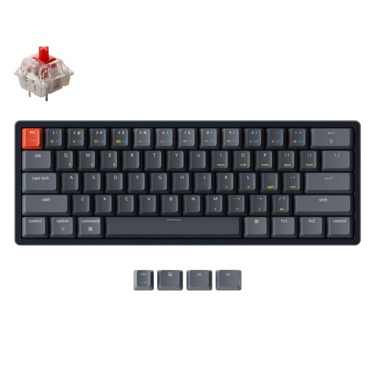 60% Layout Keyboards – Keychron Mexico