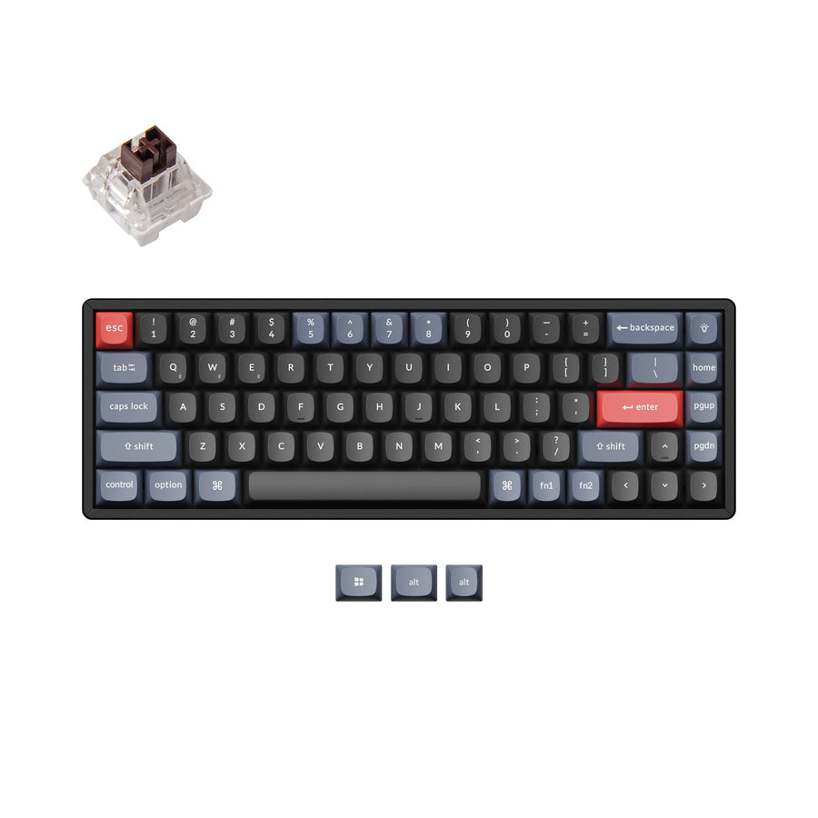 Keychron K6 Pro QMK/VIA Wireless Custom Mechanical Keyboard (US ANSI K ...