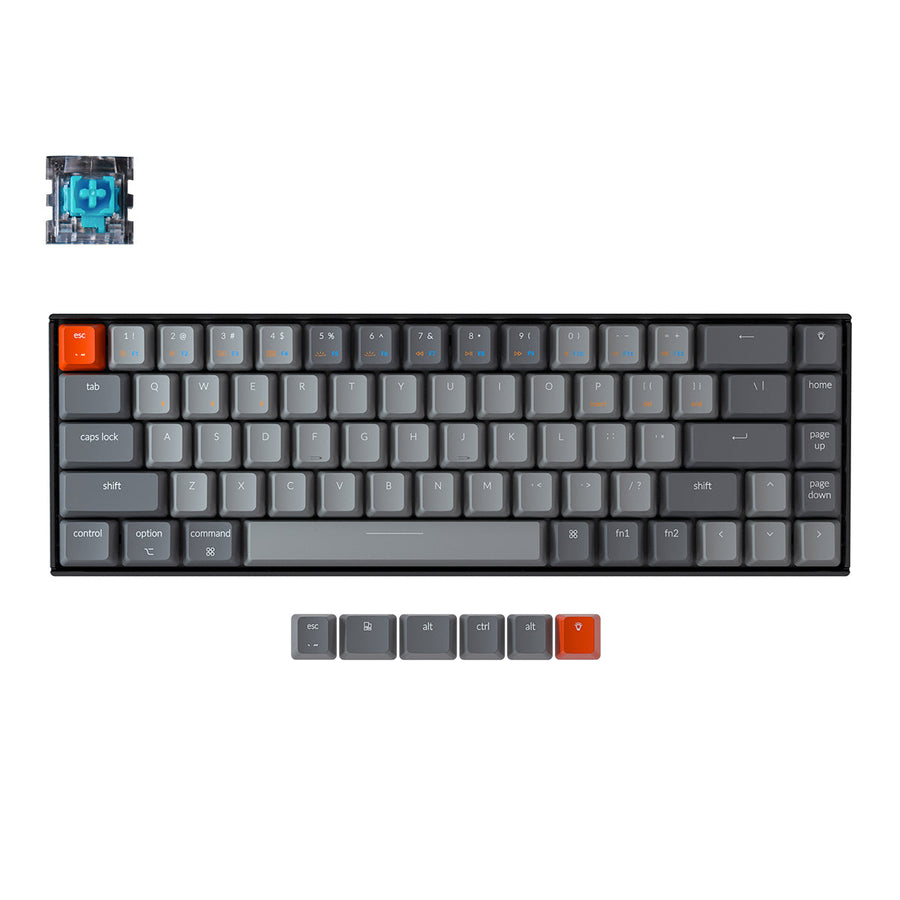 Keychron K6 Wireless Mechanical Keyboard (US ANSI Keyboard) – Keychron ...