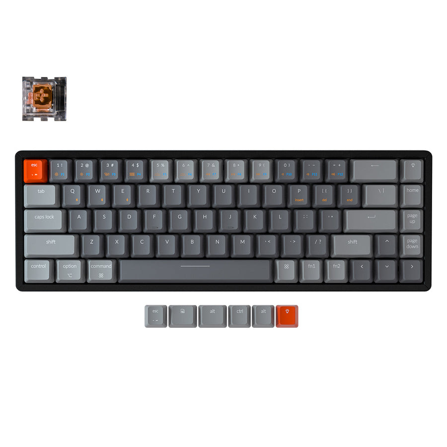 Keychron K6 Wireless Mechanical Keyboard (US ANSI Keyboard) – Keychron ...