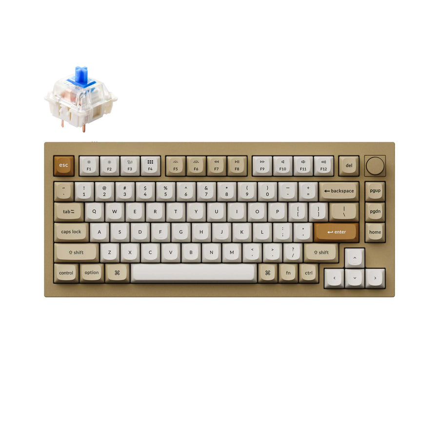 Keychron Q1 QMK Custom Mechanical Keyboard (US ANSI Layout) - Version ...