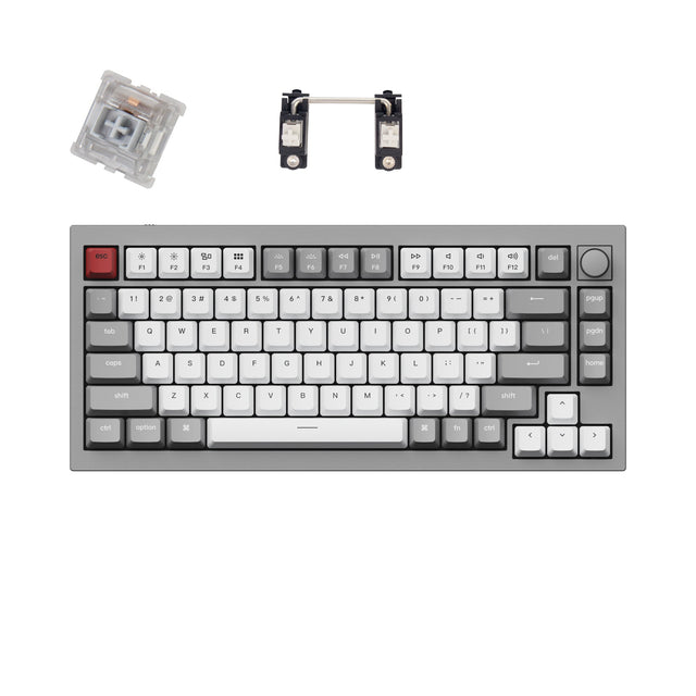Keychron Q1 QMK Custom Mechanical Keyboard (US ANSI Layout) - Version ...