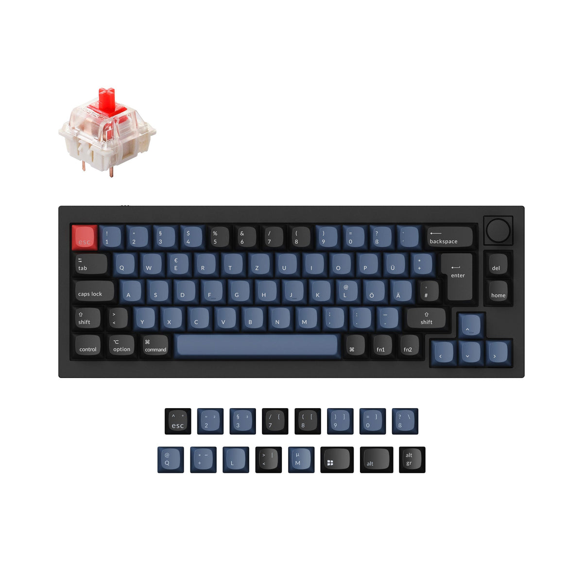 Keychron Q2 QMK Custom Mechanical Keyboard ISO Layout Collection ...
