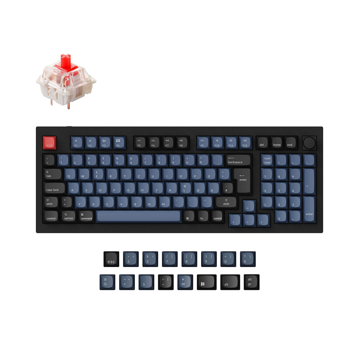 Keychron Q5 QMK Custom Mechanical Keyboard ISO Layout Collection ...