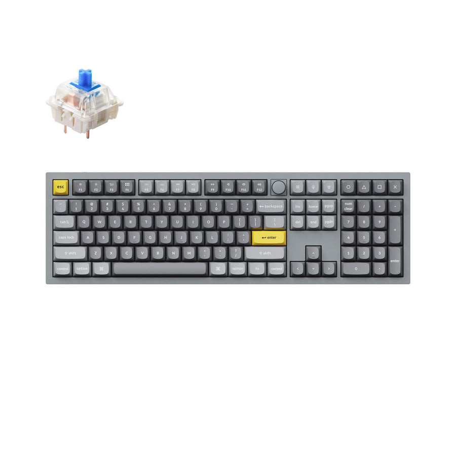 Keychron Q6 QMK Custom Mechanical Keyboard Keychron (US ANSI Keyboard ...