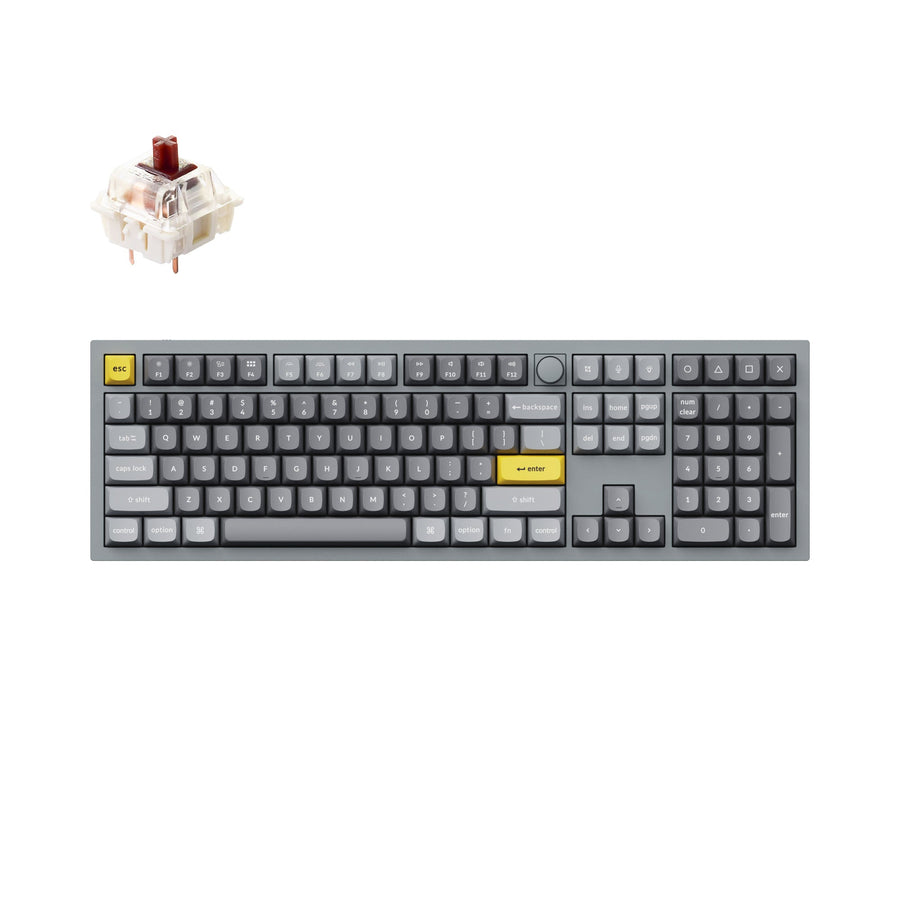 Keychron Q6 QMK Custom Mechanical Keyboard Keychron (US ANSI Keyboard ...