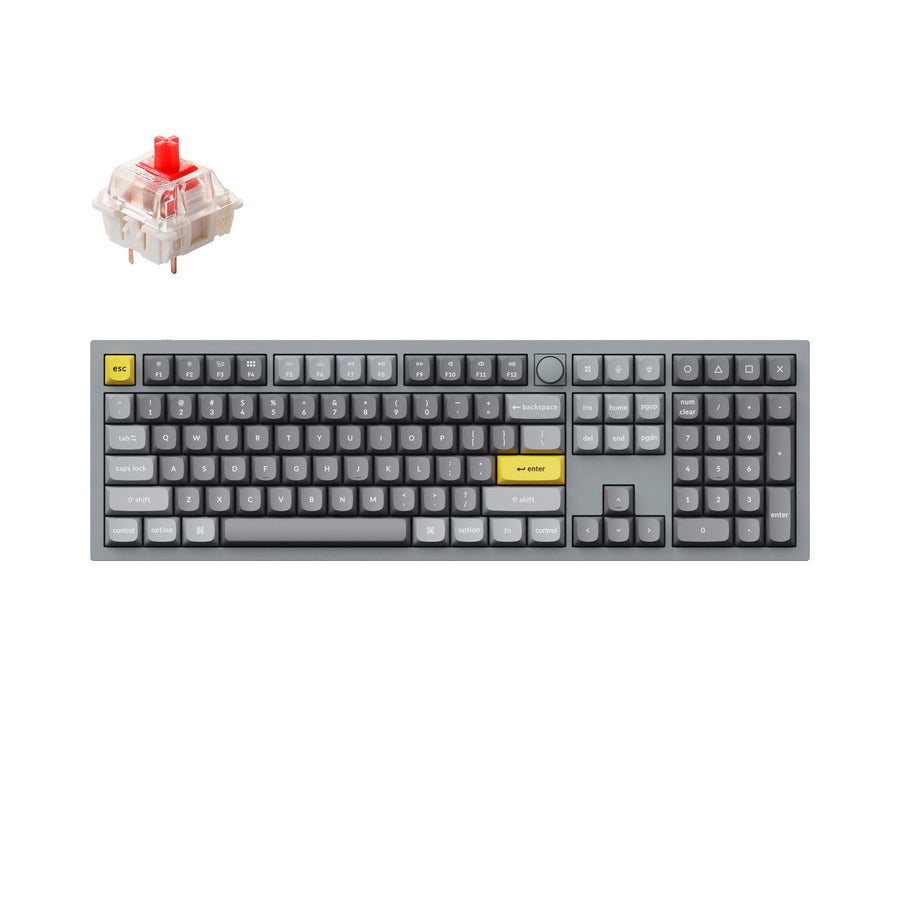 Keychron Q6 QMK Custom Mechanical Keyboard Keychron (US ANSI Keyboard ...