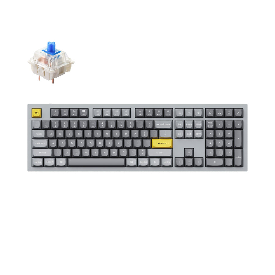 Keychron Q6 QMK Custom Mechanical Keyboard Keychron (US ANSI Keyboard ...