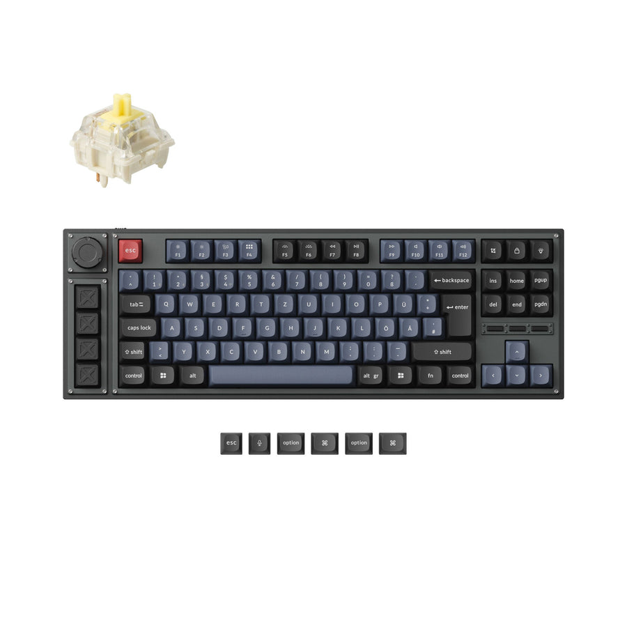Lemokey L3 QMK/VIA Wireless Custom Mechanical Keyboard ISO Layout Coll ...